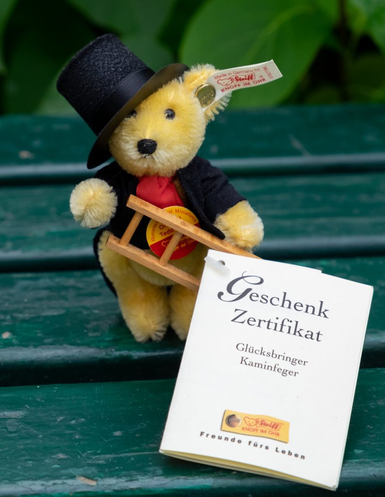 Steiff – Lucky Chimney Sweep Bear / Glücksbringer Kaminfeger – Special ...