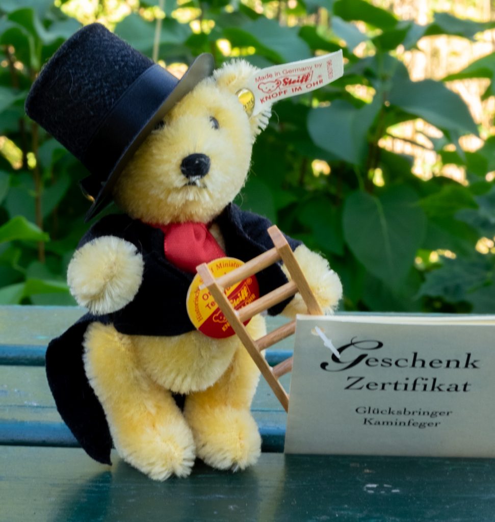 Steiff – Lucky Chimney Sweep Bear / Glücksbringer Kaminfeger – Special ...