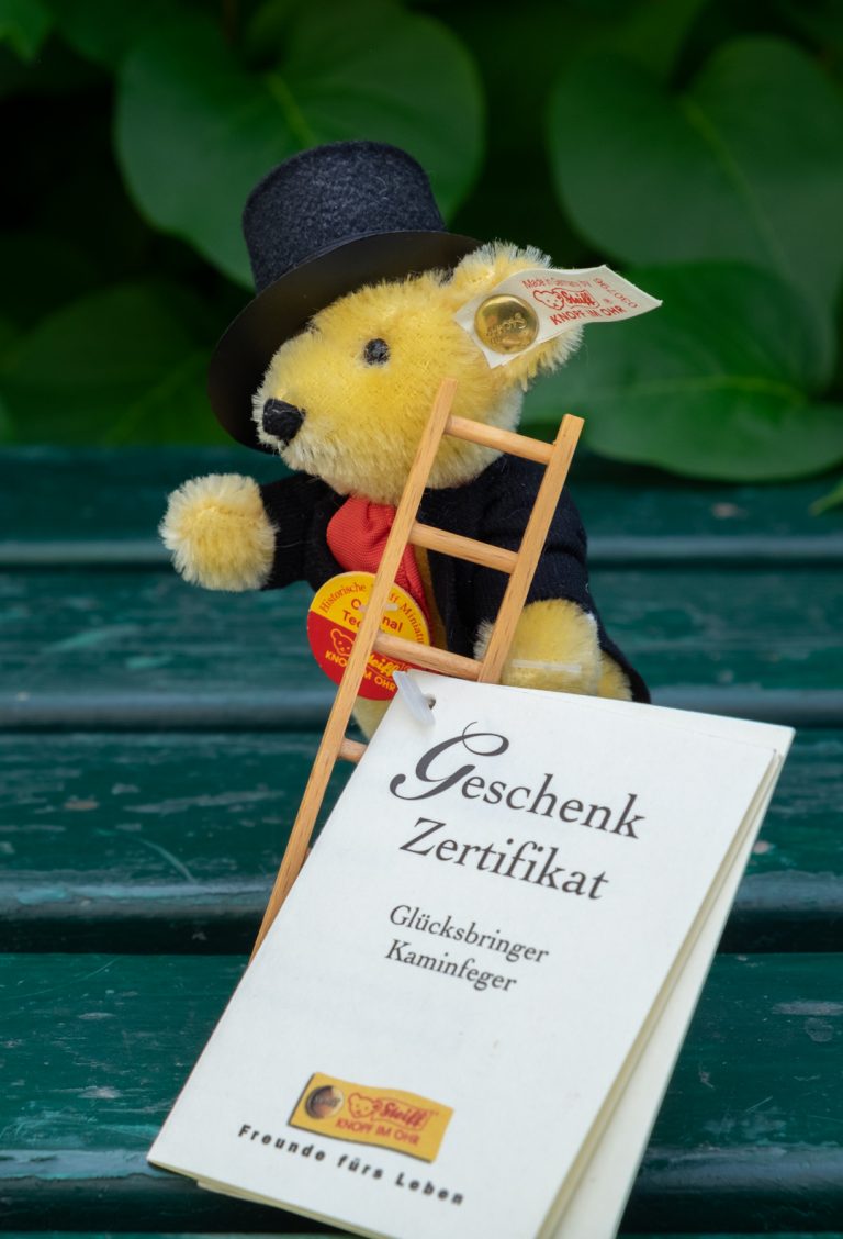 Steiff – Lucky Chimney Sweep Bear / Glücksbringer Kaminfeger – Special ...