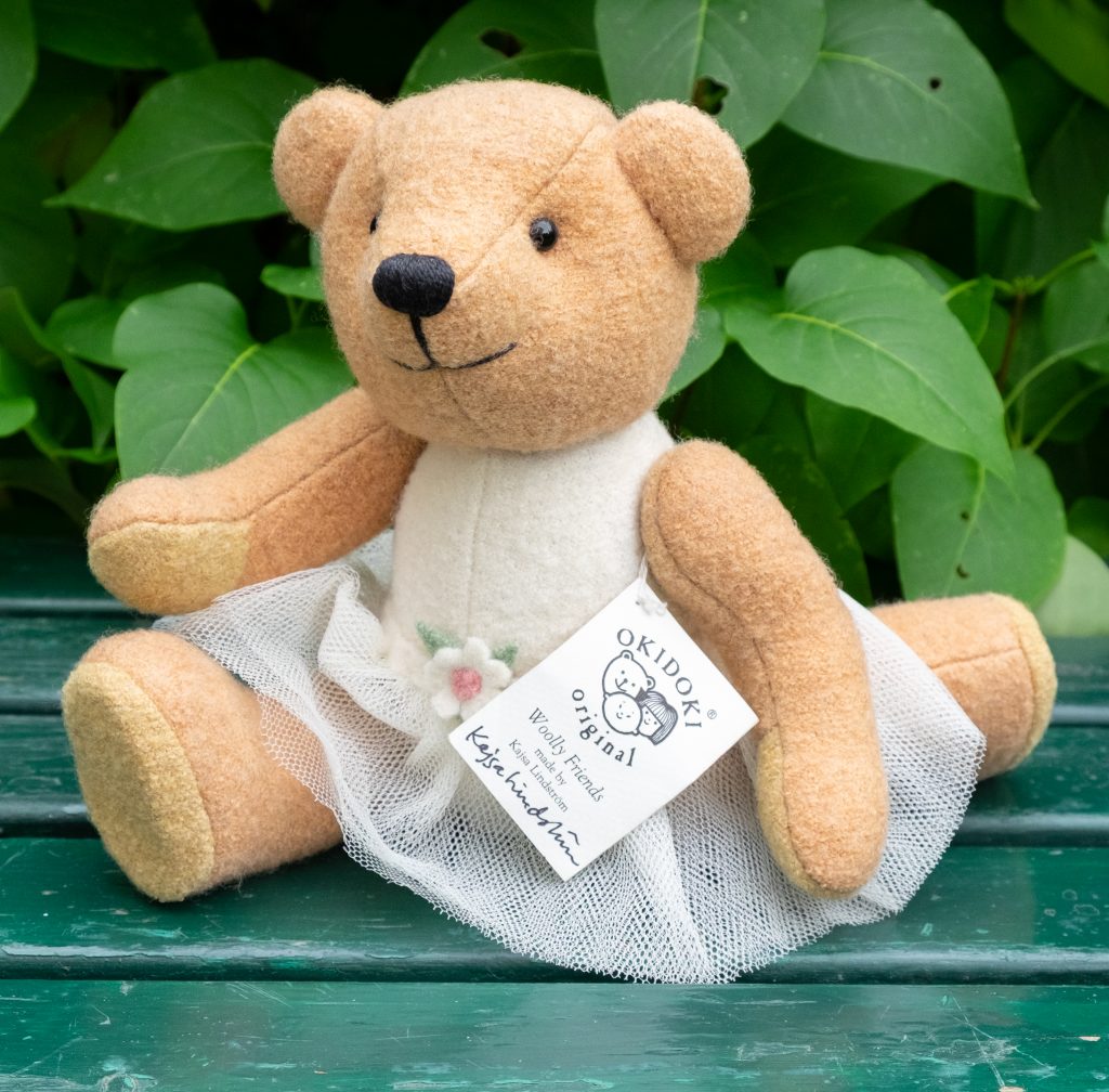 Okidoki Original – Woolly Friends by Kajsa Lindström – Ester – Ballerina Bear – Early 2000s ...