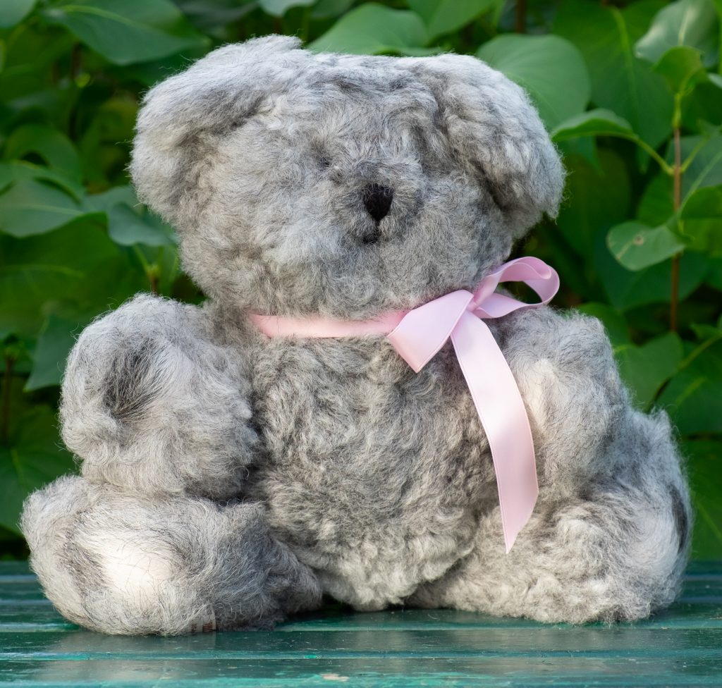 Teddy Bear – Made of Sheepwool/Sheepskin – Inga-Lill Sjöström – Made in ...